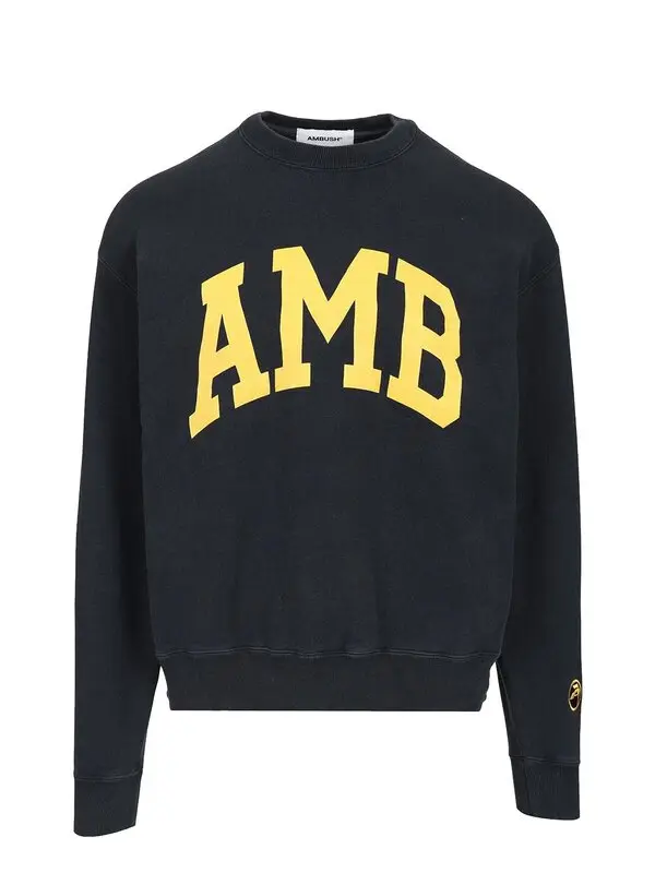 AMBUSH Crewneck Cotton Sweatshirt - Blue