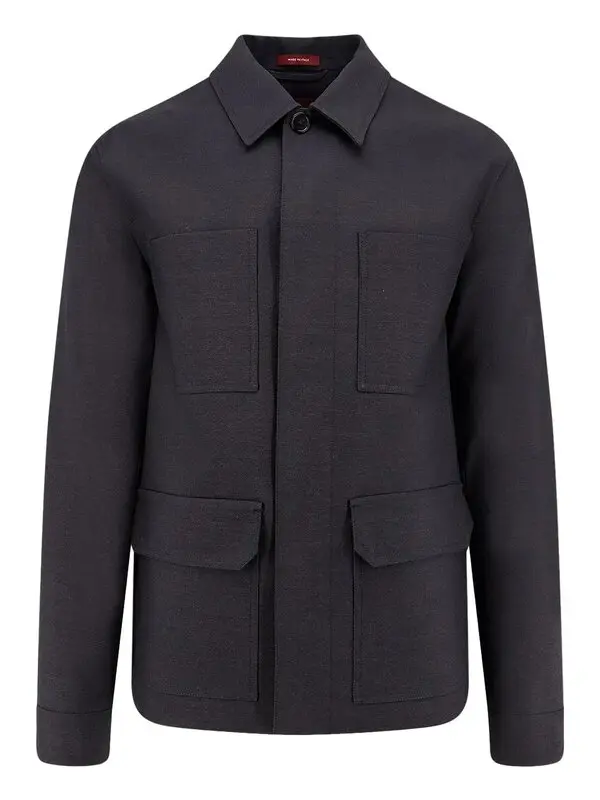 Gucci Wool Shirt Jacket - Multicolor