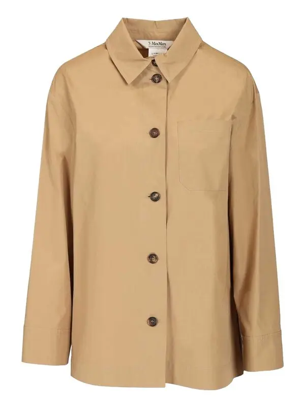 Max Mara Arianne Cotton Poplin Shirt - Cream
