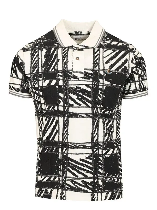VIVIENNE WESTWOOD Scribble Polo - Black