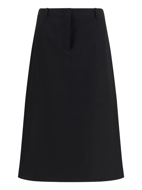 Fendi Grain De Poudre Skirt - Black