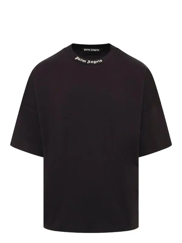 Palm Angels Logo Cotton T-shirt - Multicolor