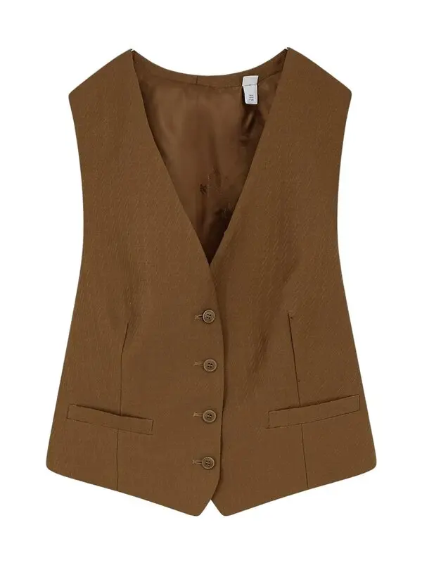 Burberry Wool And Mohair Vest - Multicolor