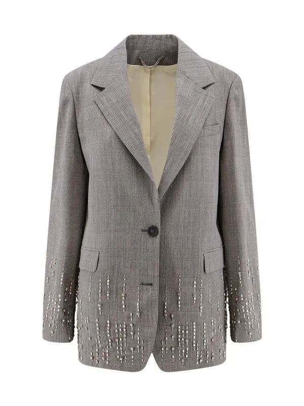 GOLDEN GOOSE Maia Virgin Wool Blazer - Multicolor