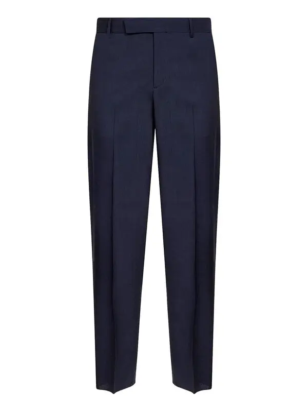 Fendi Virgin Wool Trousers - Multicolor
