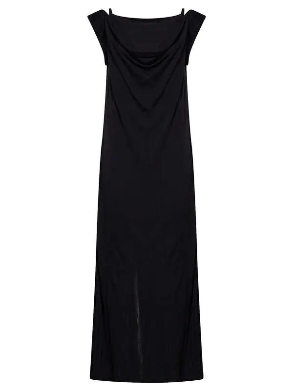Bottega Veneta Viscose Crêpe Jersey Long Dress - Multicolor