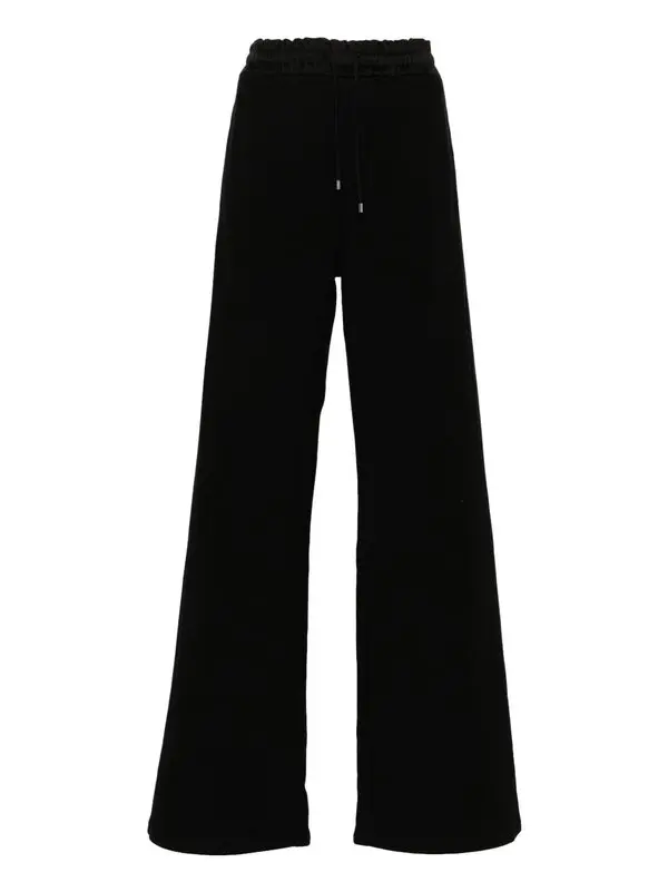 Saint Laurent Wide Leg Track Pants - Multicolor