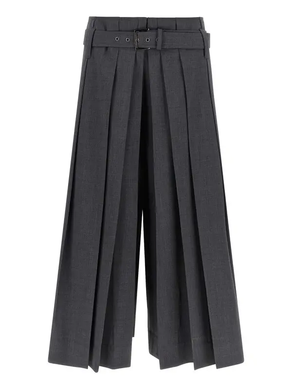Brunello Cucinelli Tailored Pleated Bermuda Shorts - Gray