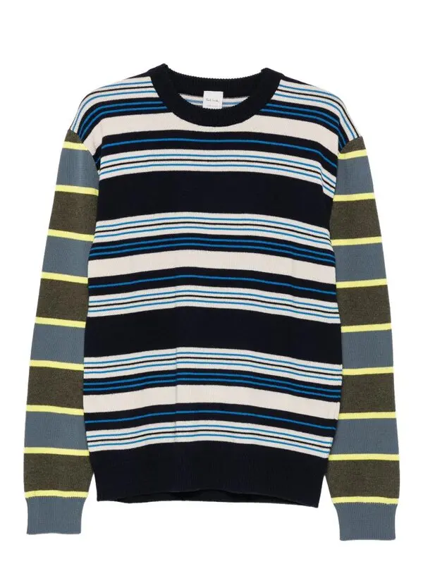Paul Smith Wool Blend Striped Sweater - Multicolor