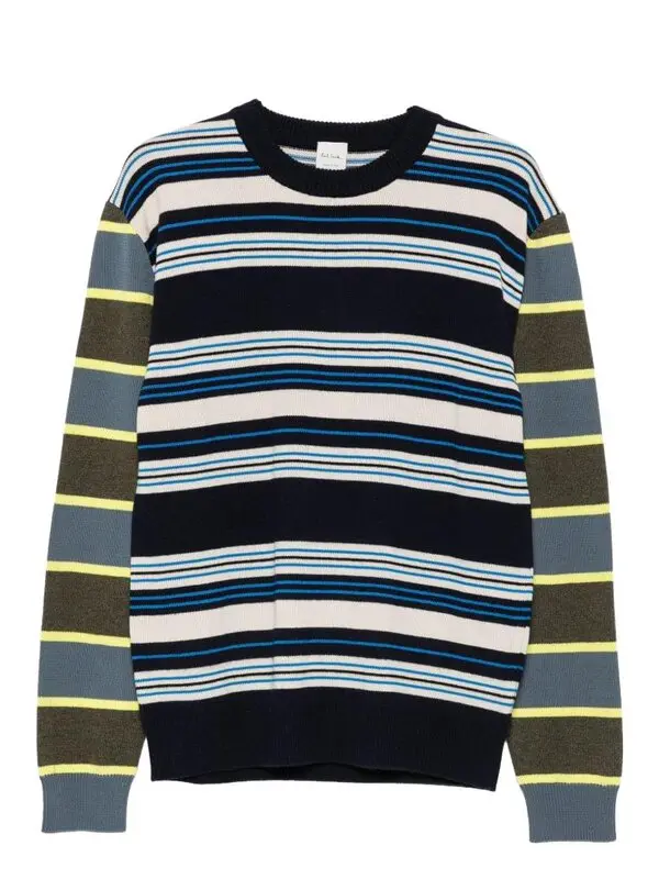 Paul Smith Wool Blend Striped Sweater - Multicolor