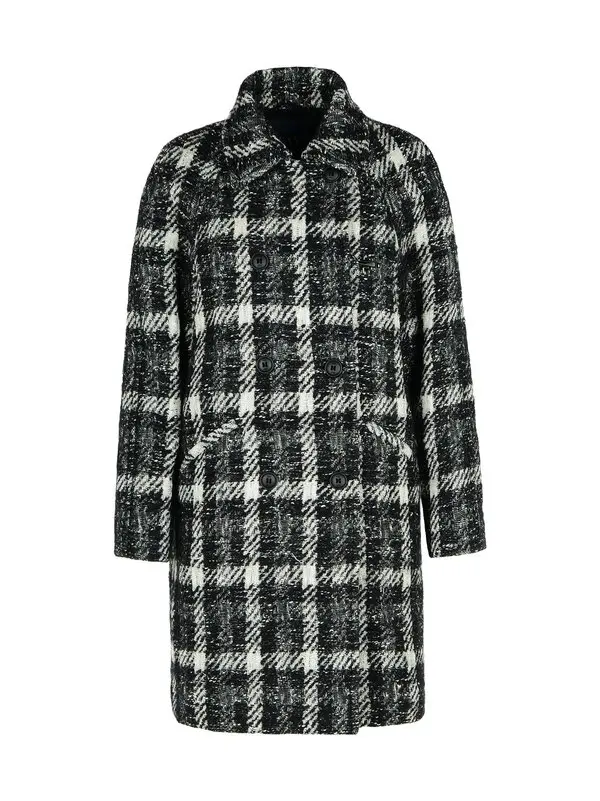FAY Cotton Blend Coat - Black