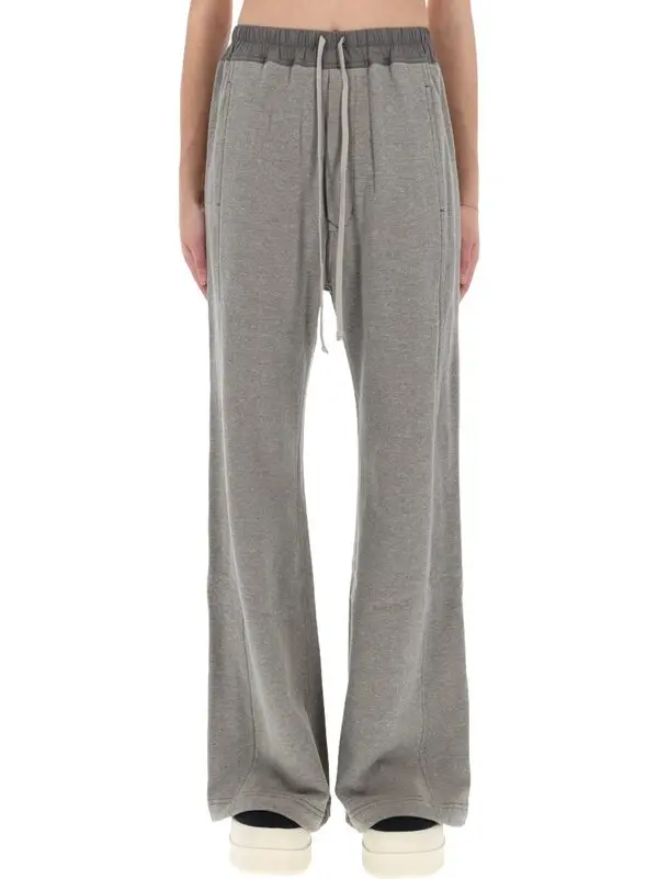 Rick Owens Pusher Wide Leg Trousers - Gray