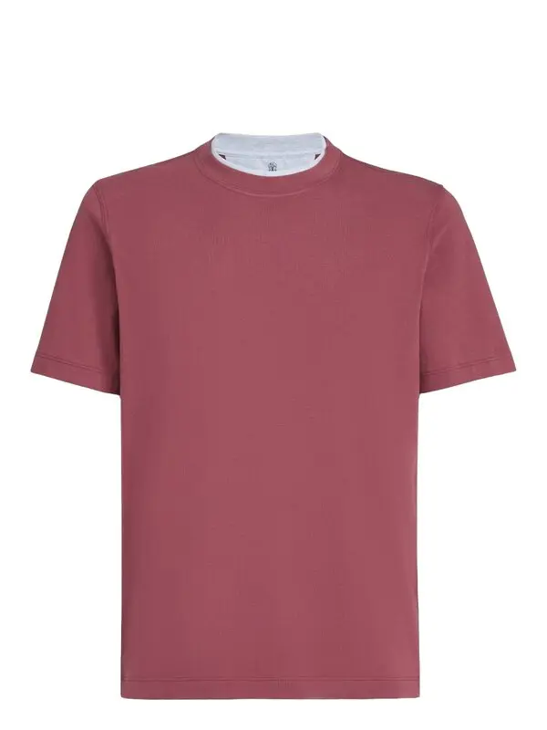 Brunello Cucinelli Cotton T-shirt - Multicolor