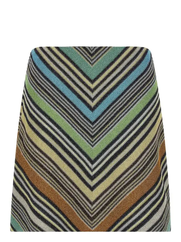 Missoni Geometric Pattern Skirt - Multicolor