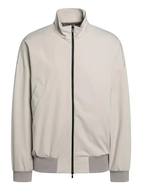 Fear Of God Bomber Jacket With Zip In Nylon Blend - Gray