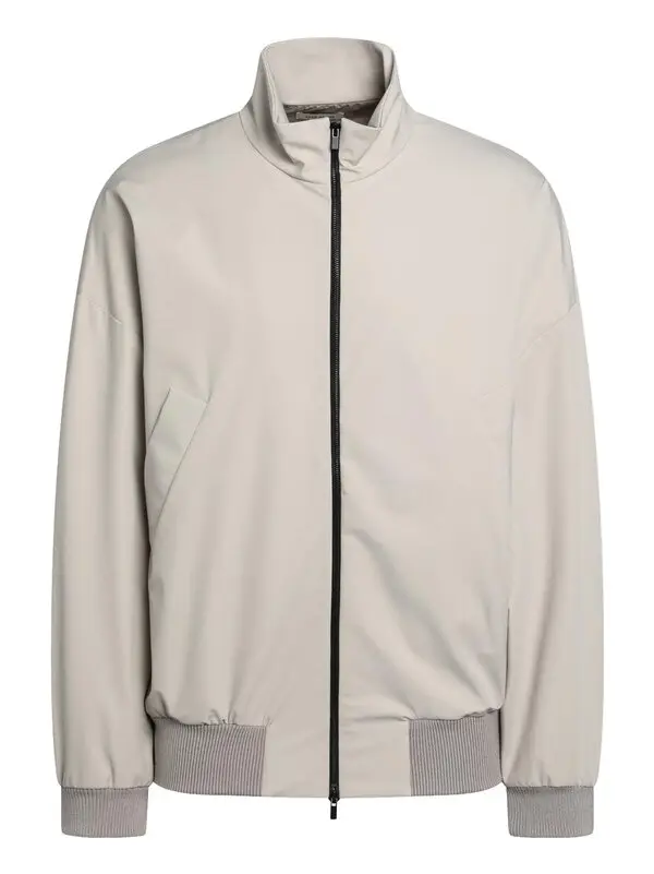 Fear Of God Nylon Blend Bomber Jacket - Gray