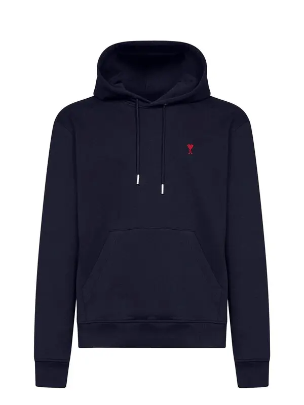 AMI Paris Cotton De Cœur Hoodie - Multicolor