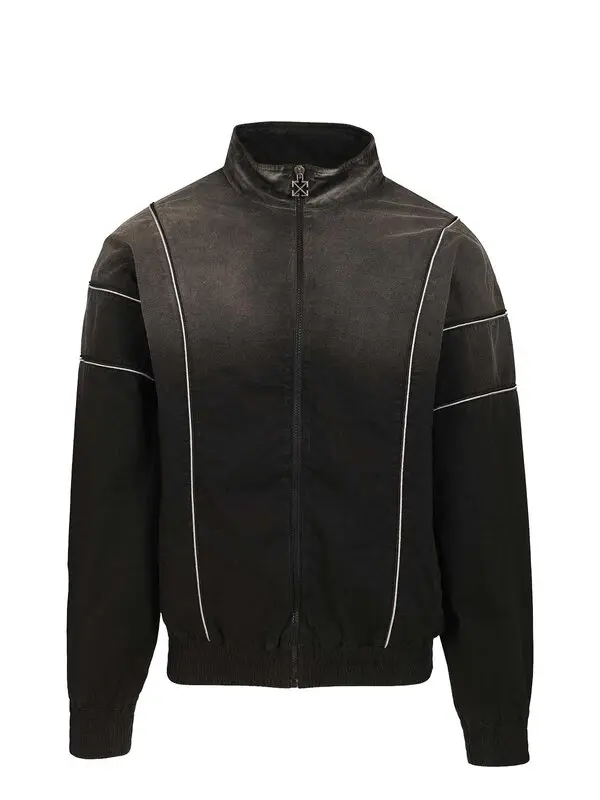Off-White Woven Track Jacket - Black