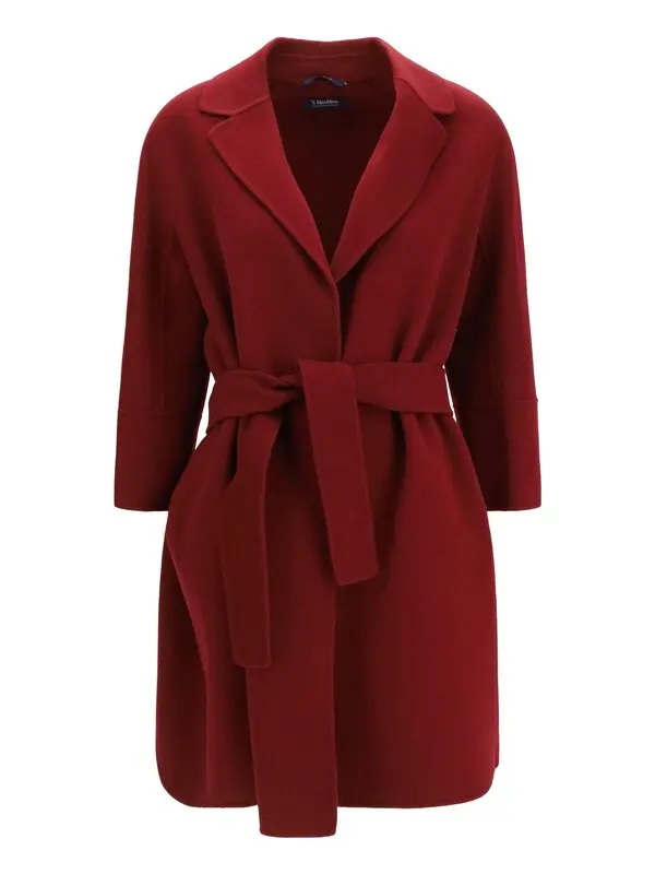 Max Mara Arona Virgin Wool Coat - Multicolor