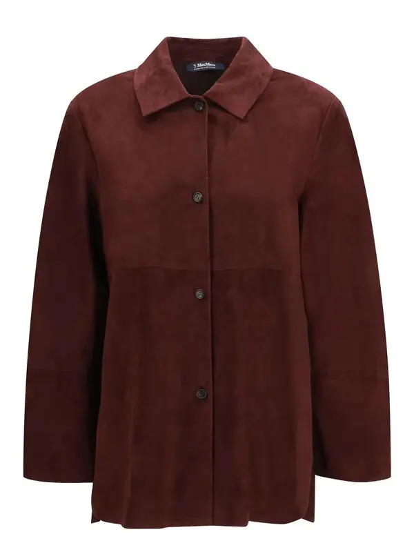 Max Mara Gocce Suede Jacket - Multicolor