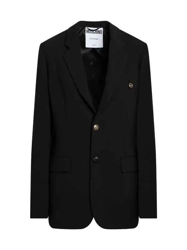 Moschino Single-breasted Jacket - Black