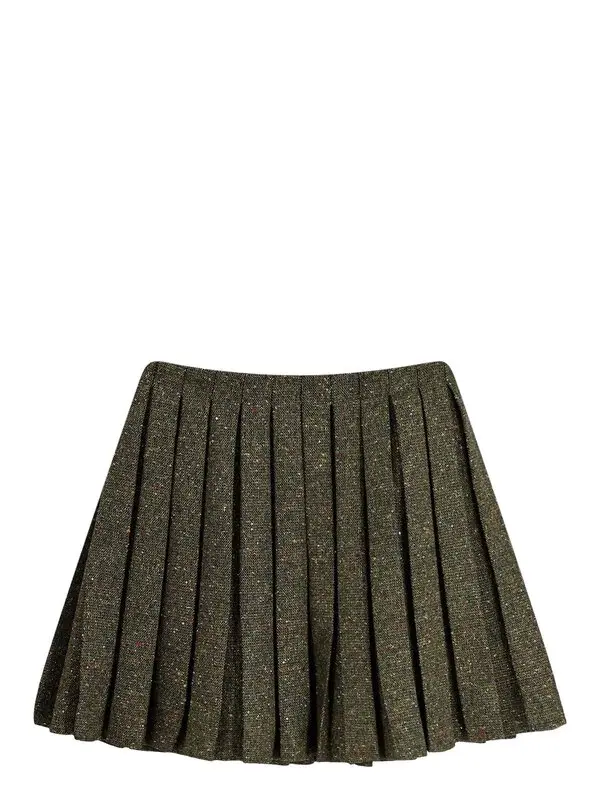 Dior Pleated Mini Skirt - Multicolor