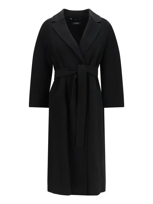 Max Mara S Esturia Virgin Wool Coat - Black
