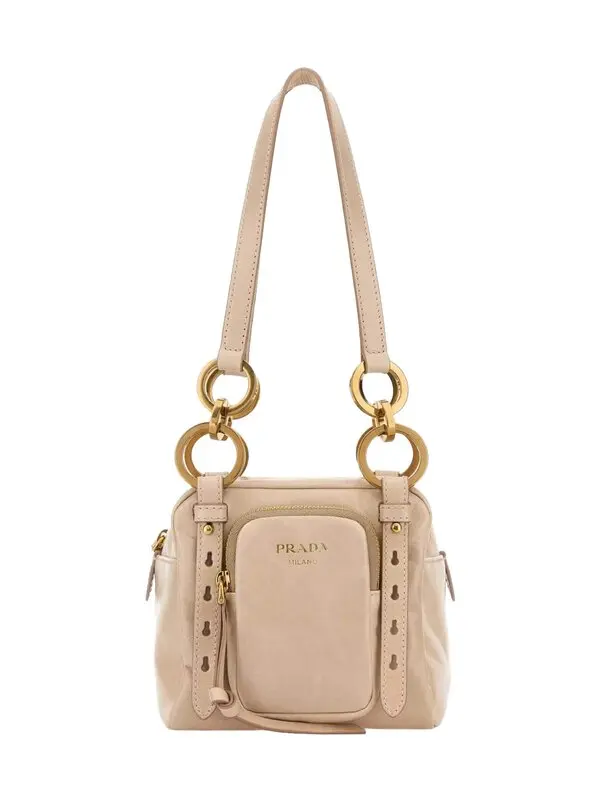 Prada Powder Mini Dangle Handbag - Pink