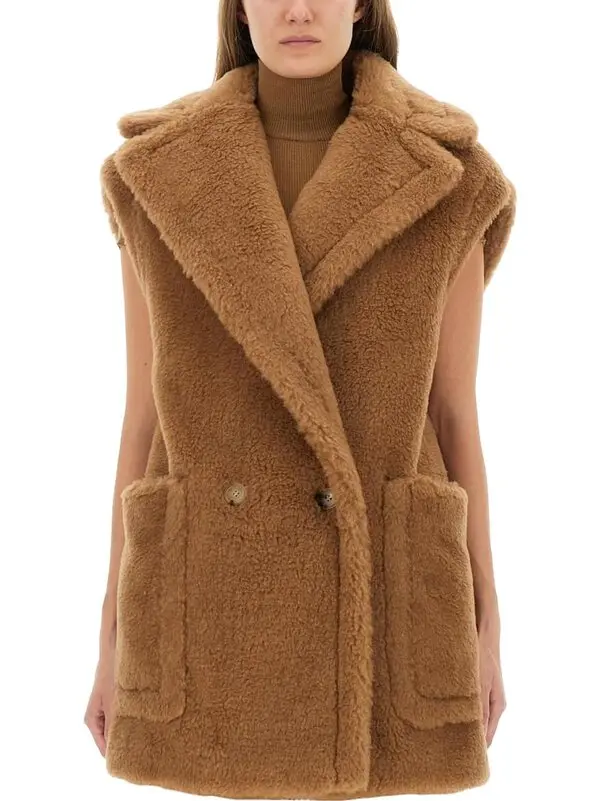 Max Mara Teddy Bear Vest - Cream