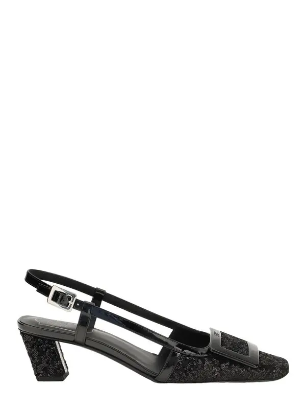 ROGER VIVIER Belle Vivier Slingback Pumps - Black