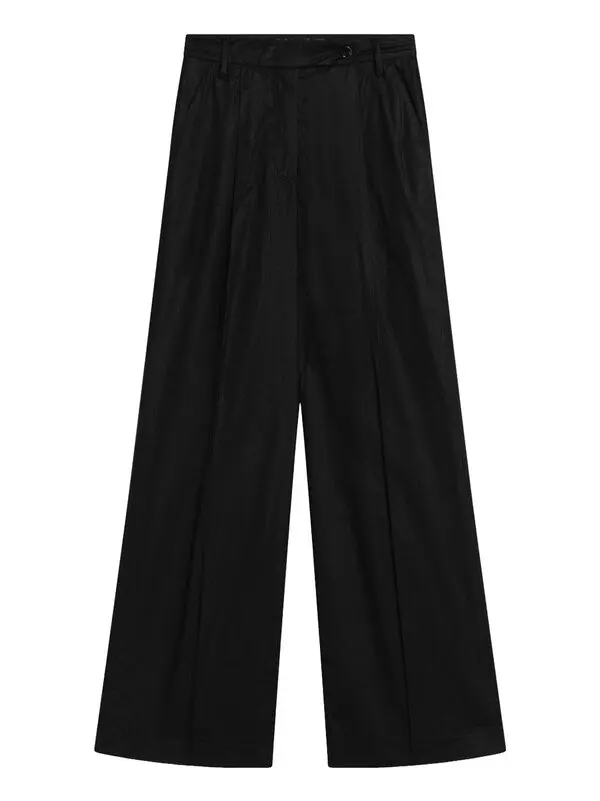 DEPARTMENT 5 Wide Cotton Pants - Black