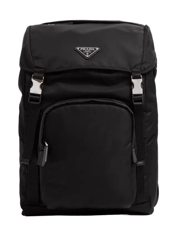 Prada Nylon Backpack - Black