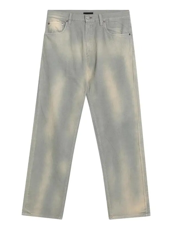 Prada Light Corduroy Trousers With Washed Effect - Blue