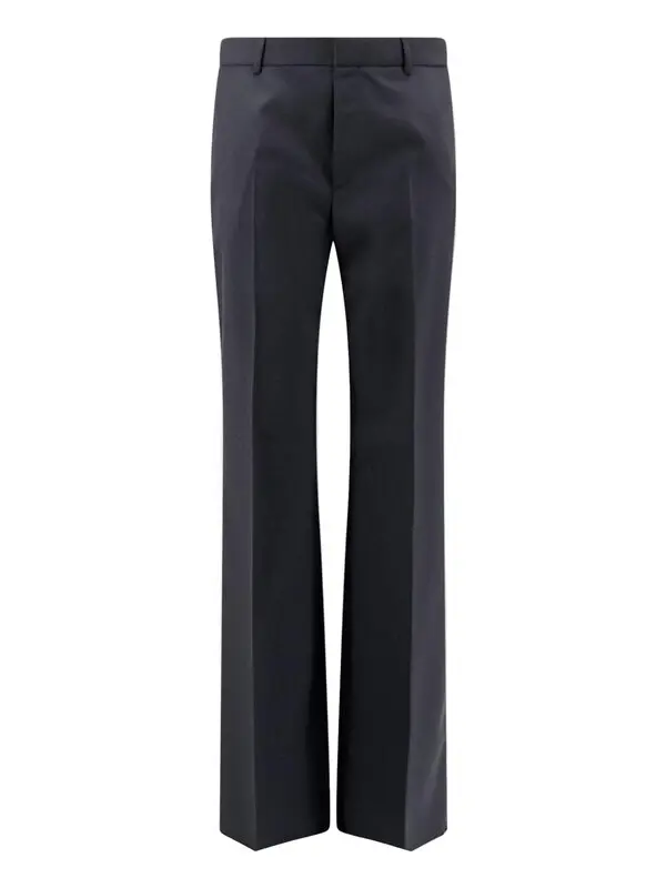 Celine Wool And Mohair Tailored Trousers - Black