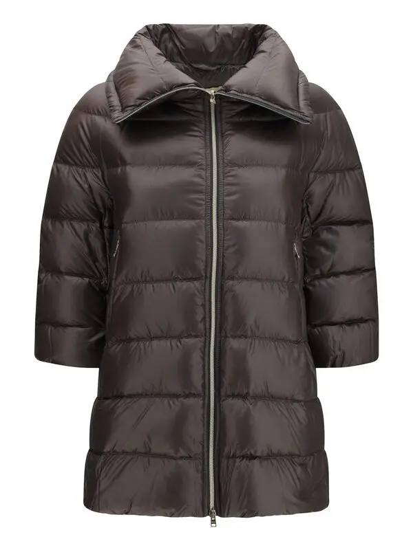 Herno Midi Down Jacket - Gray