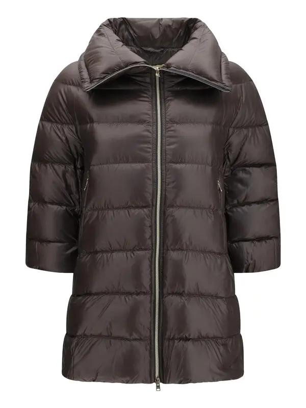 Herno Midi Down Jacket - Gray