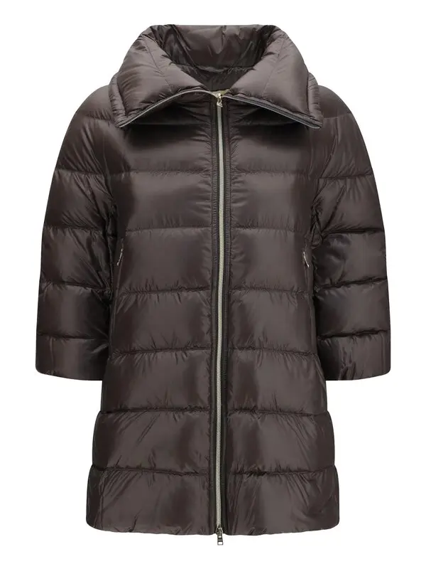 Herno Midi Down Jacket - Gray