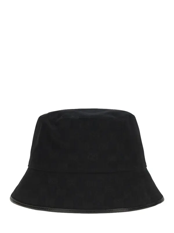 Gucci Gg Cotton Canvas Bucket Hat - Black