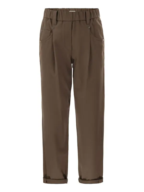 Brunello Cucinelli Baggy Trousers - Brown