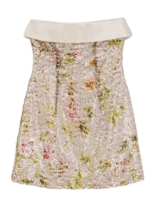 Alberta Ferretti Sequin Mini Dress - Multicolor