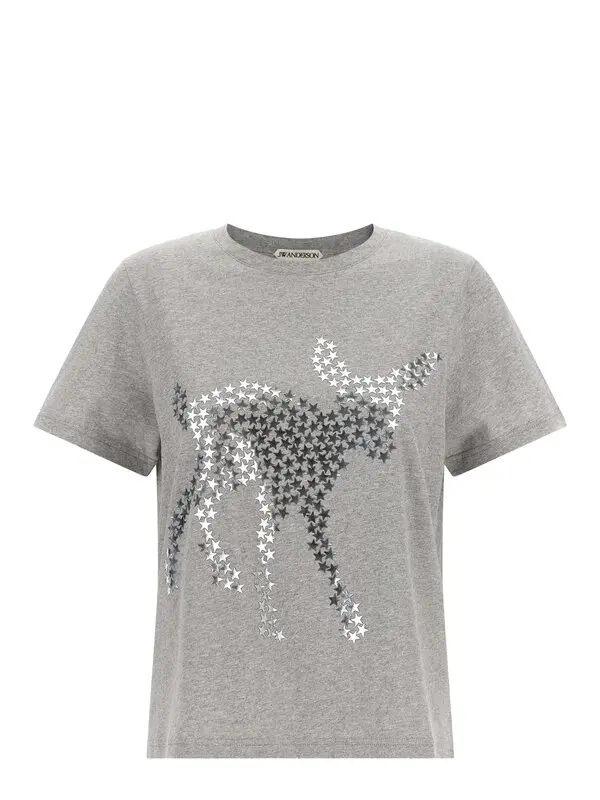 JW Anderson J.w.anderson 'animal Stars' T-shirt - Gray