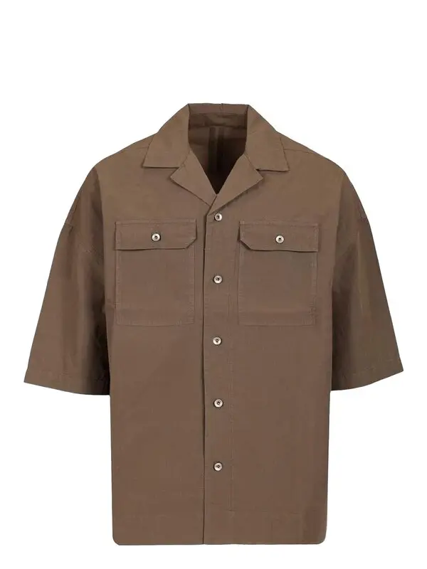 Rick Owens Tommy Organic Cotton Shirt - Gray