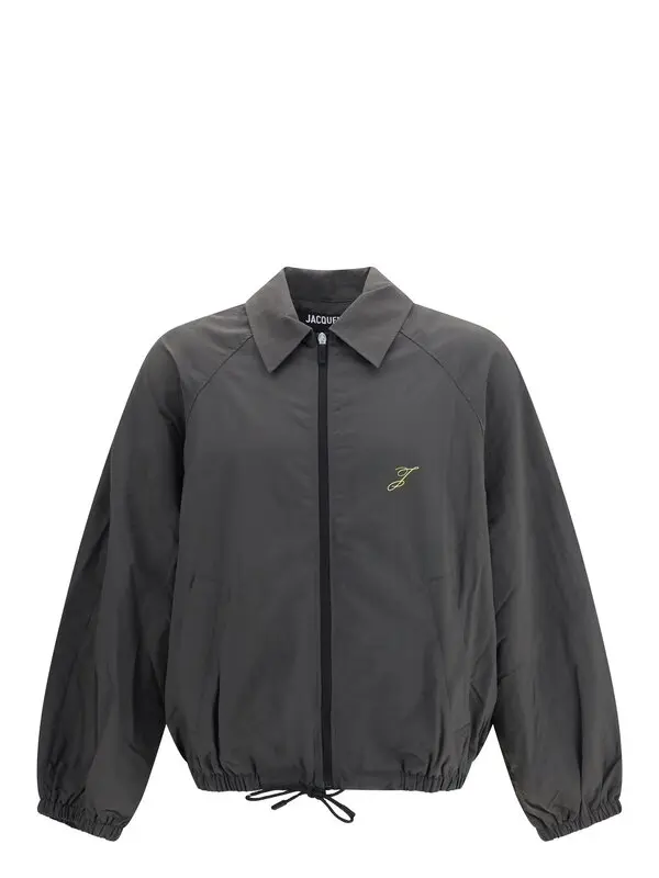 Jacquemus Embroidered Jacket - Gray