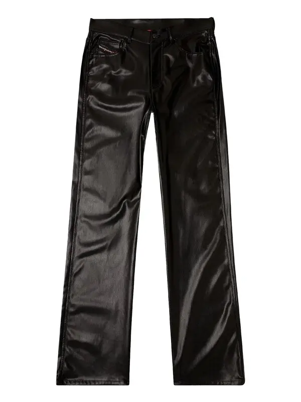 DIESEL® Faux-leather Trousers - Multicolor