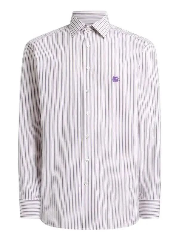 Etro Striped Cotton Shirt - Multicolor
