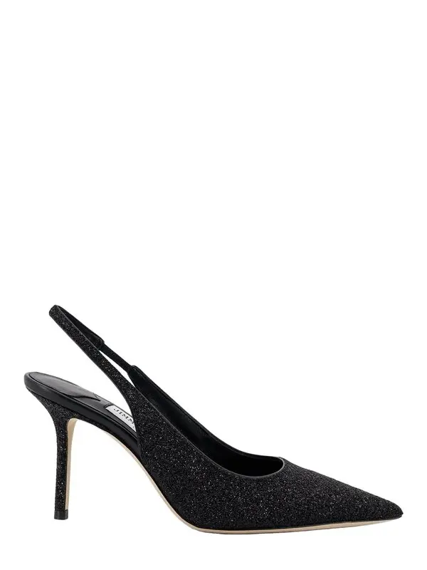 JIMMY CHOO Glitter Pumps - Black