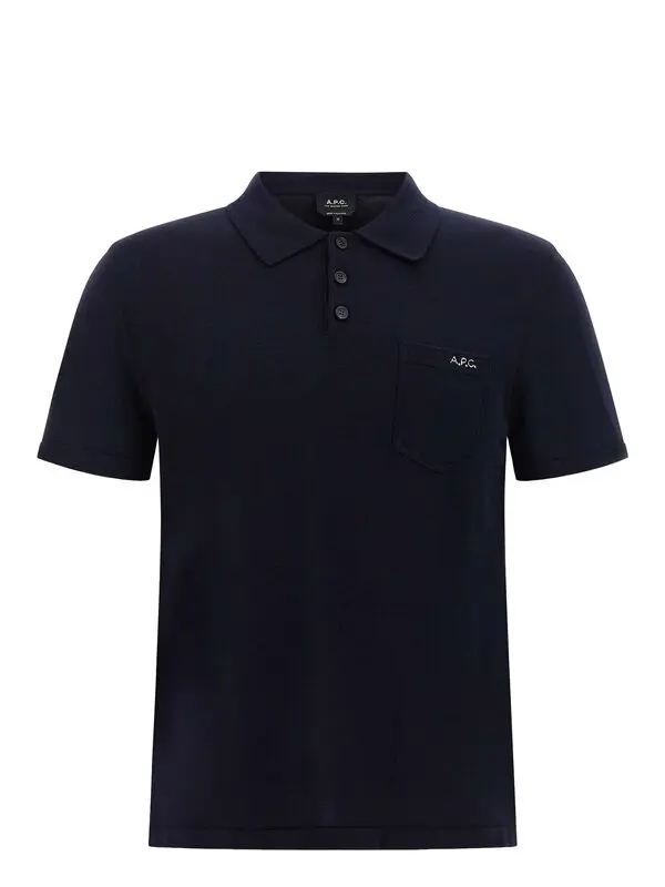 A.p.c. Gide' Polo Shirt - Blue