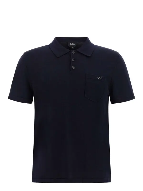 A.p.c. Gide' Polo Shirt - Blue