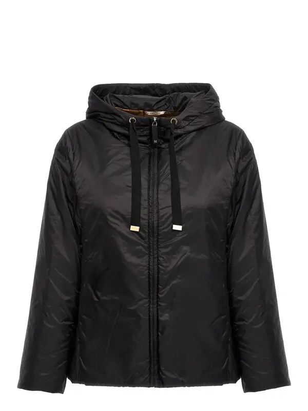 Max Mara Technical Canvas Short Jacket - Black