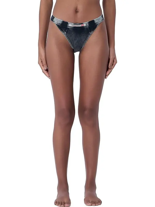 DIESEL® Scilla Stretch Denim Briefs - Black
